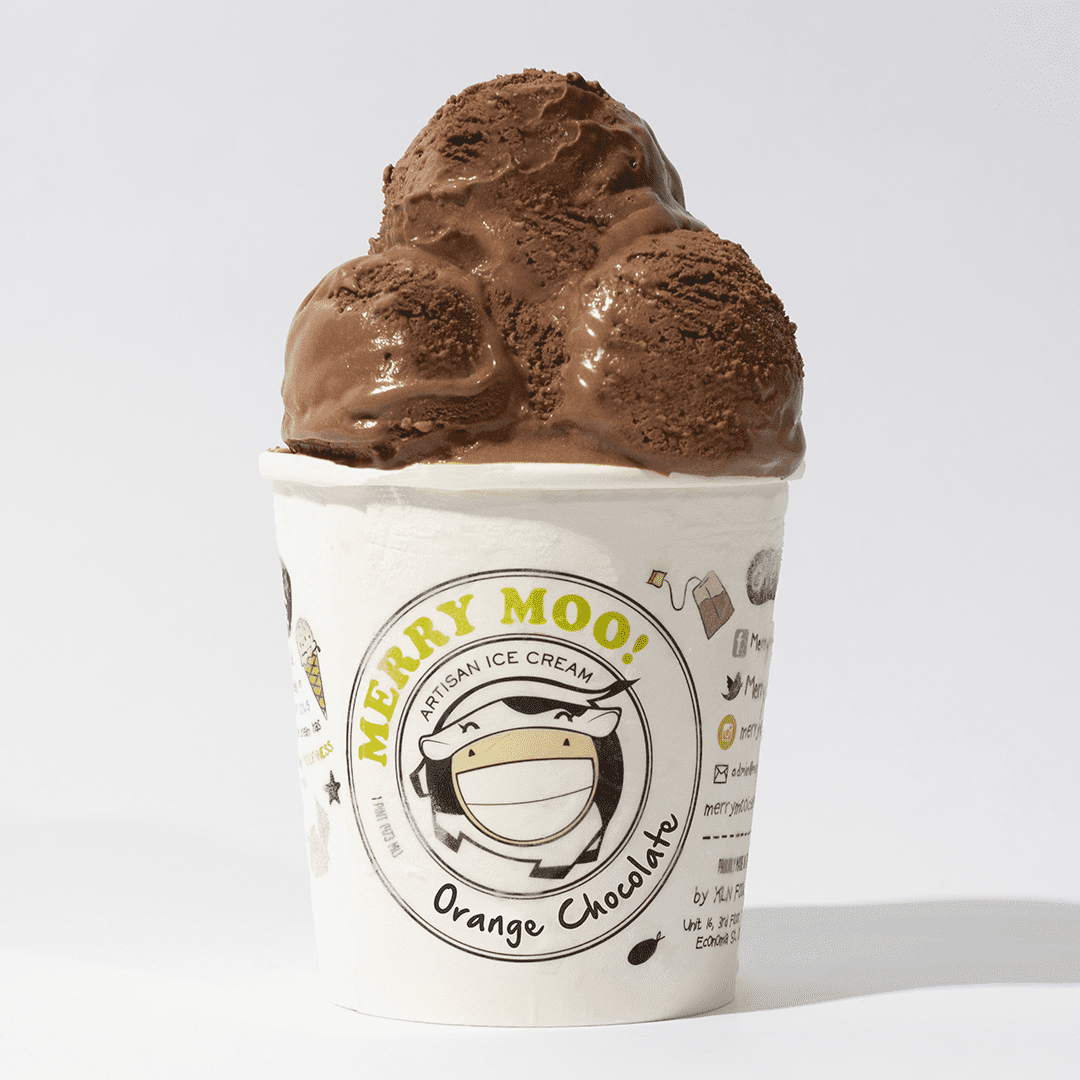 Orange Chocolate – Merry Moo Ice Cream